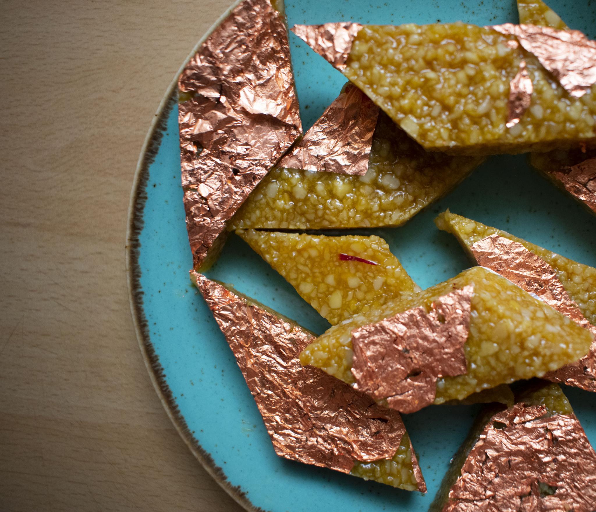 Niki’s Badam Saffron Burfi – nikibakes